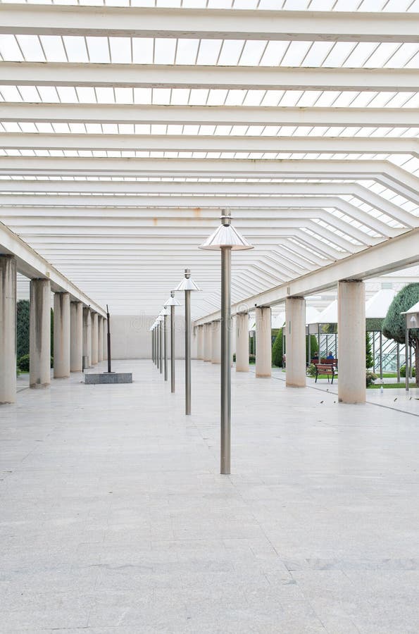 Indoor smoking area. stock image. Image of roof, place - 51521979