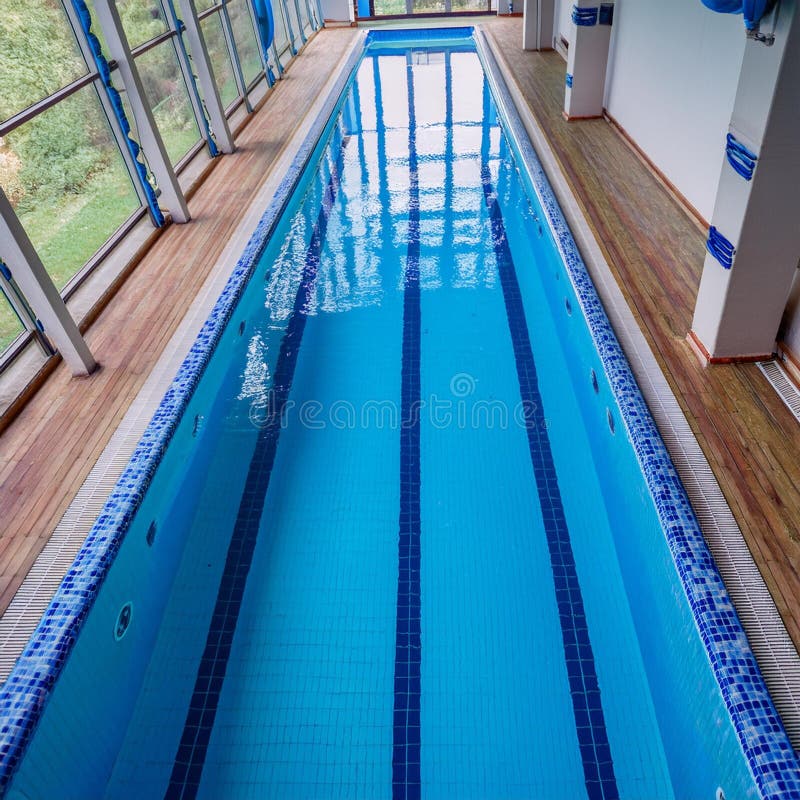 Indoor Swimming Pool, AI Generated Stock Illustration - Illustration of ...