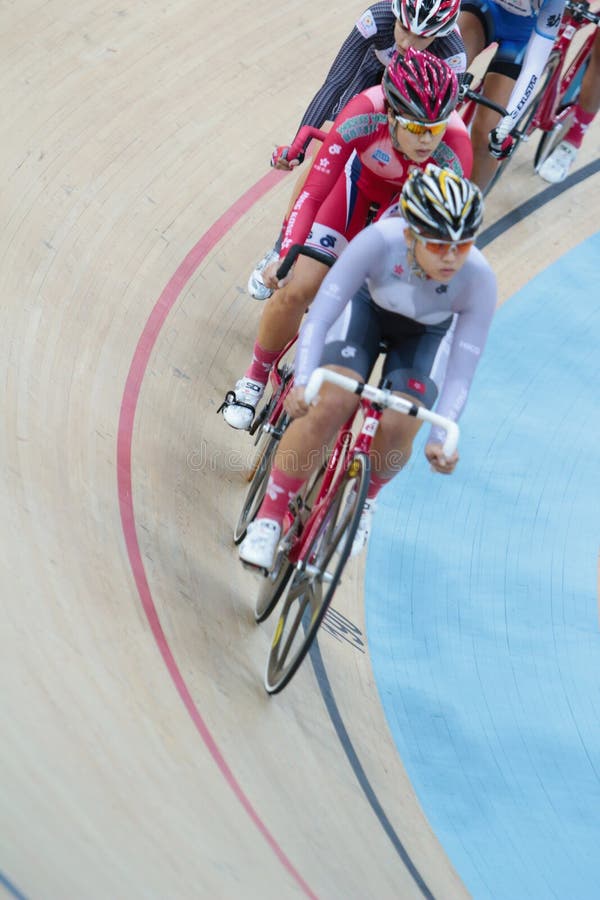 Indoor track cycling editorial stock photo. Image of cycling - 92799168