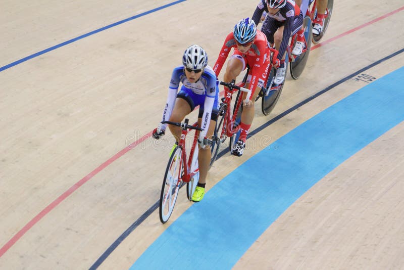 Indoor track cycling editorial photo. Image of riding - 92799326