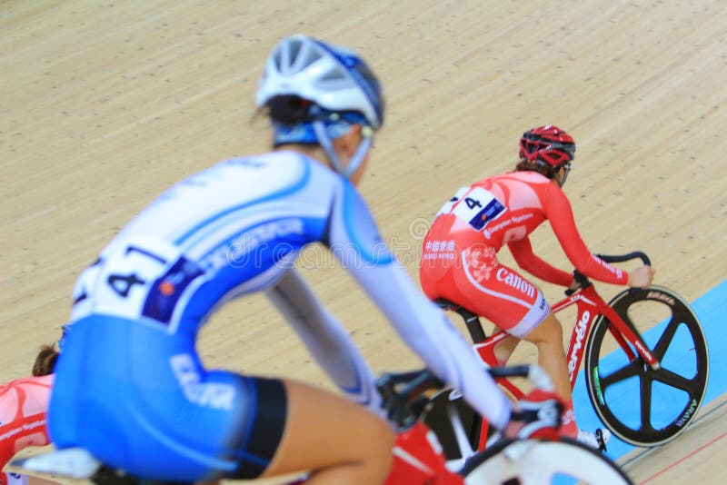 Indoor track cycling editorial photo. Image of speed - 92799376