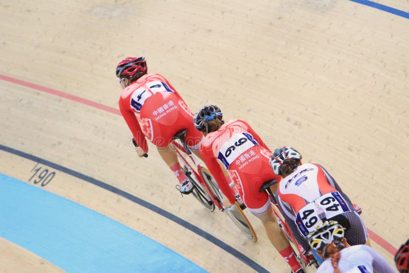 Indoor track cycling editorial stock photo. Image of speed - 92799383