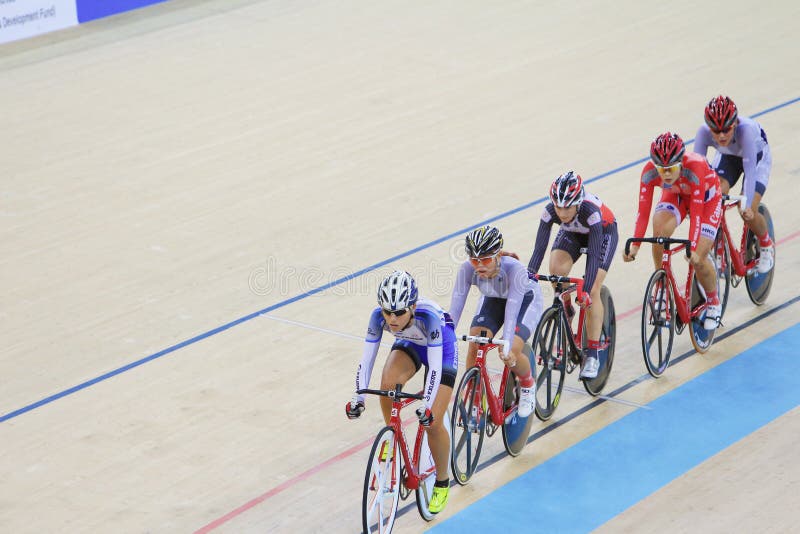 Indoor track cycling editorial stock photo. Image of blur - 92799388