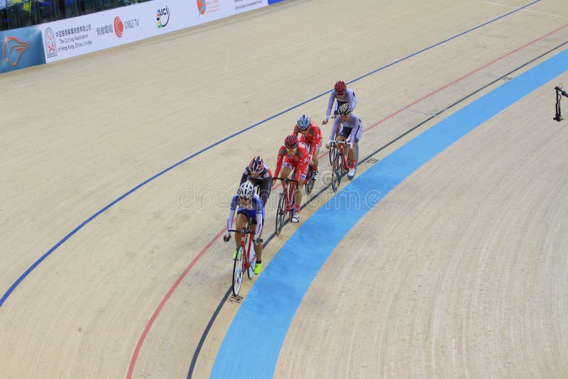 Indoor track cycling editorial stock photo. Image of professional ...