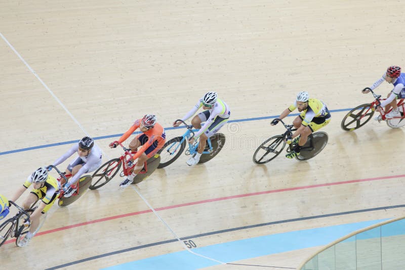 Indoor track cycling editorial image. Image of riding - 92800665