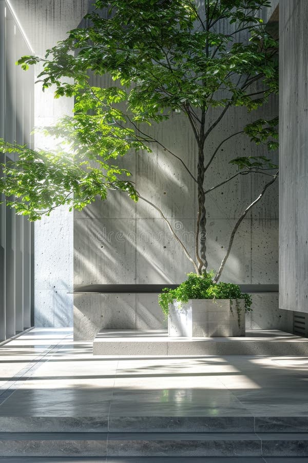 Indoor Tree Planter stock image. Image of botanical - 372344125