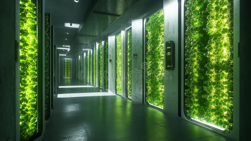 Indoor Vertical Farming System with Greenery in Modern Hydroponic ...