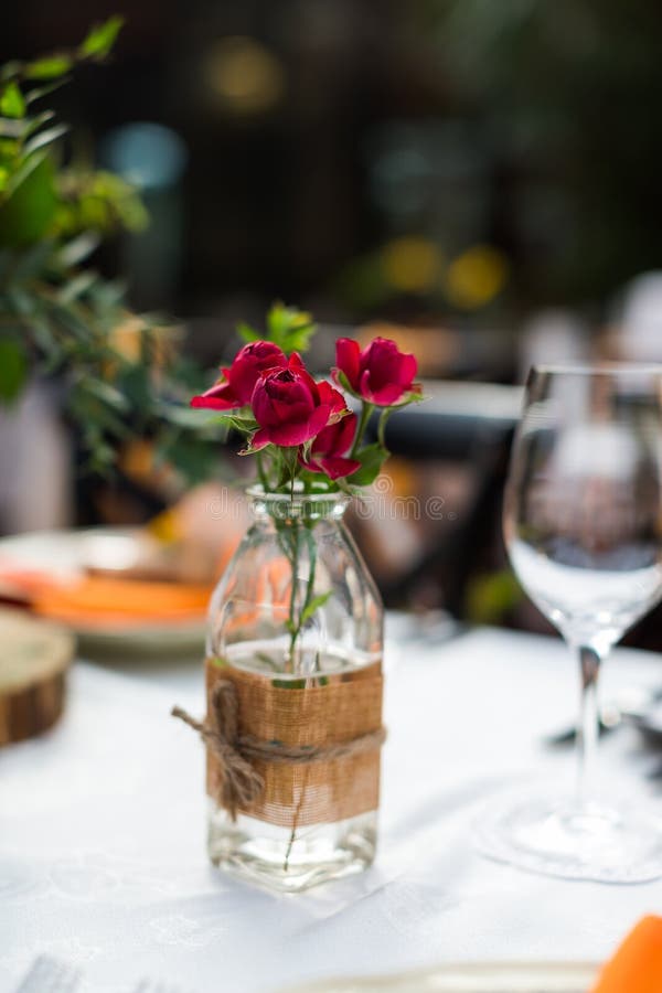 Indoor wedding scene stock image. Image of dinner, feast - 63449287
