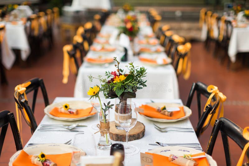Indoor wedding scene stock photo. Image of garden, banquet - 63449304