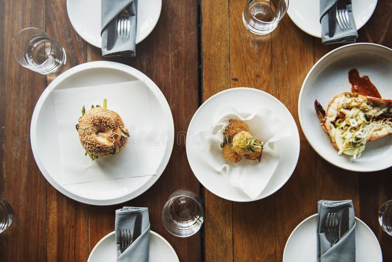 Indoors Banquet Tableware Event Concept Stock Photo - Image of elegance ...