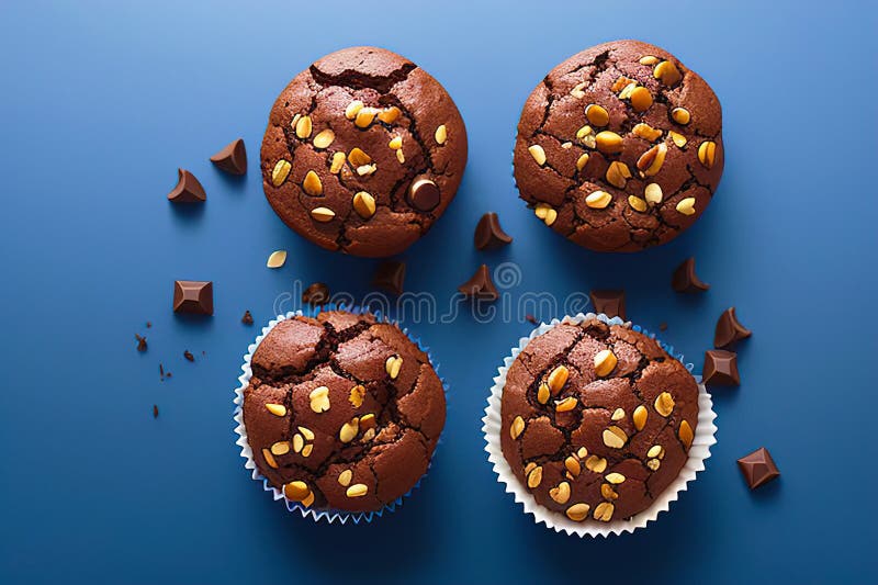 Muffins Born on the Holiday. AI Generated, Stock Illustration ...