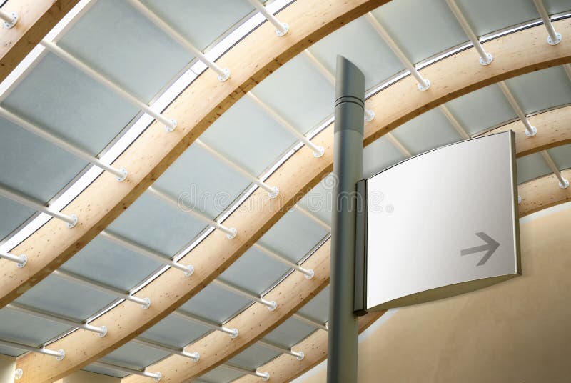 Indor direction sign stock photo. Image of architectonic - 3320798