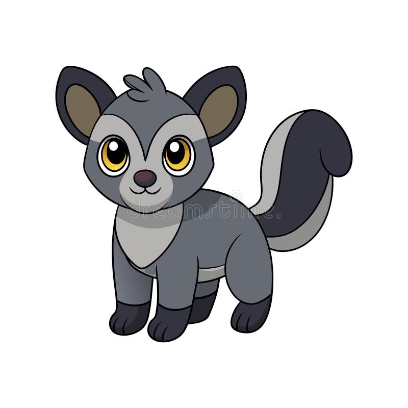 Indri Coloring Page for Kids Stock Illustration - Illustration of kids ...