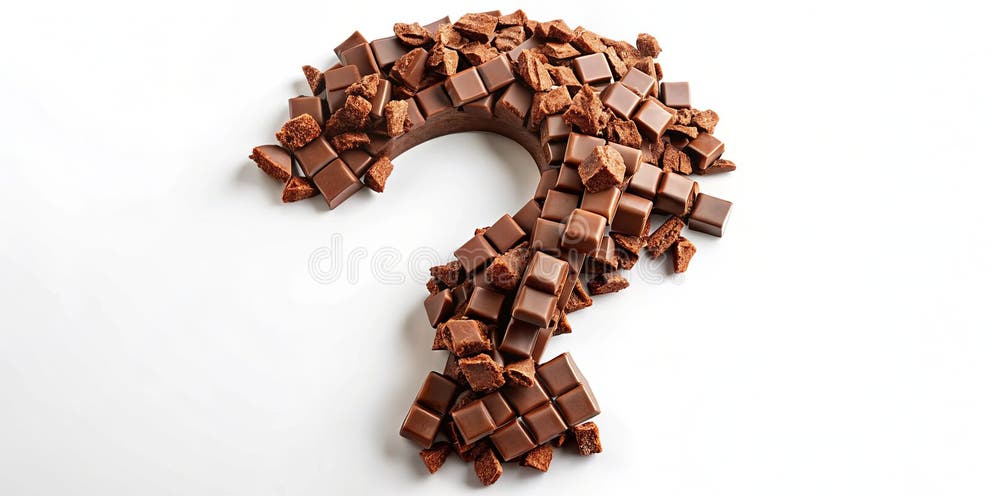 Chocolate Question Mark Stock Illustrations – 103 Chocolate Question ...