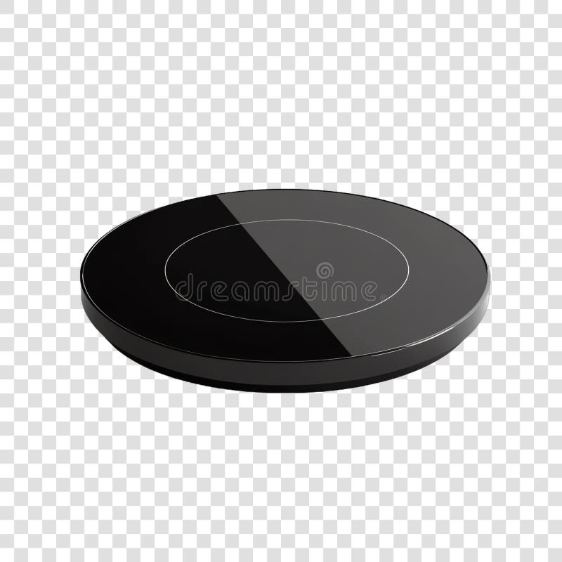 Induction black hob stock illustration. Illustration of plate - 341480703