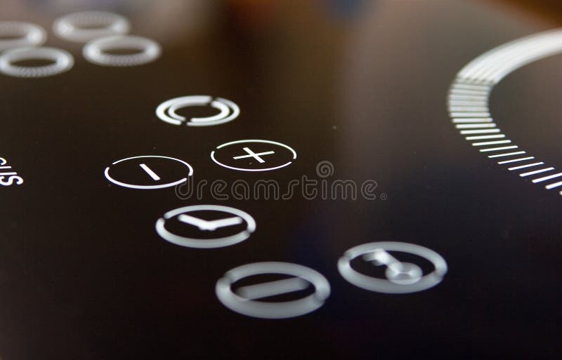 Induction ceramic stove stock image. Image of elegant - 4139605