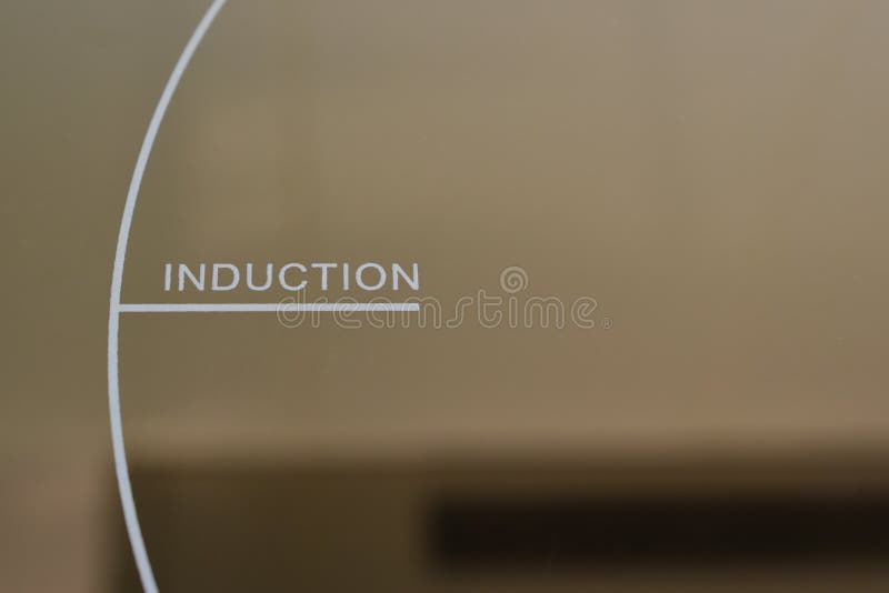 Induction Cook Top Top View Stock Photo - Image of detail, black: 172678478