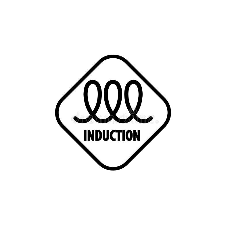 Induction (cooking) Spiral, Electrical Sign Stock Illustration ...