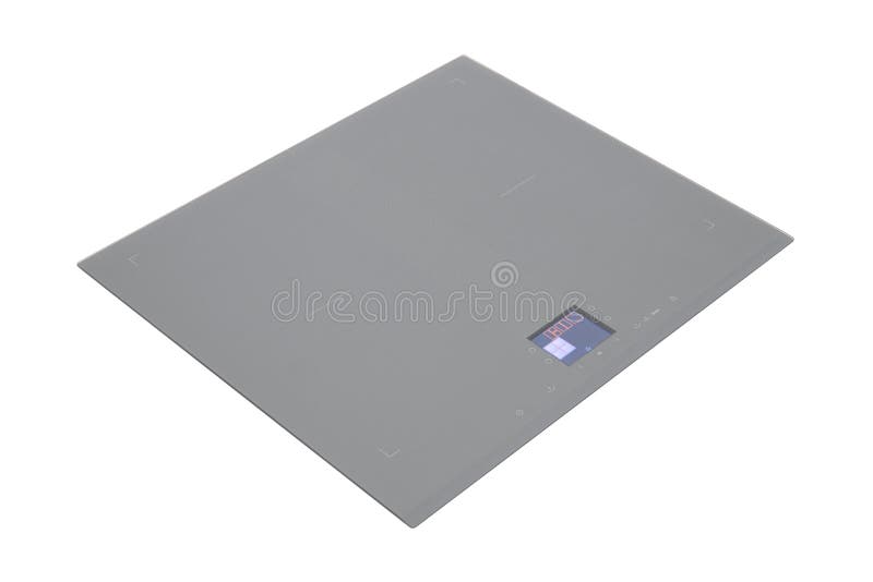 Induction hob stock image. Image of meal, appliance, silver - 31419379