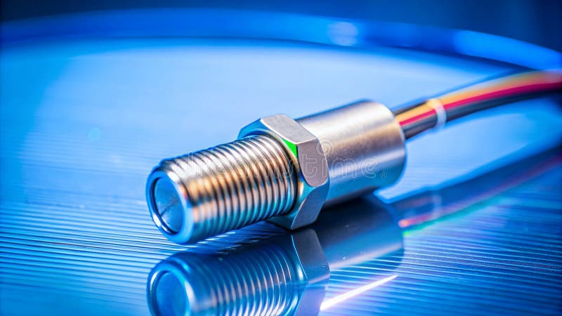 Inductive Proximity Sensor or Proximity Switch Installed on the Machine ...