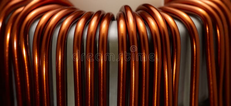 Inductor detail stock photo. Image of voltage, electricity - 36767662