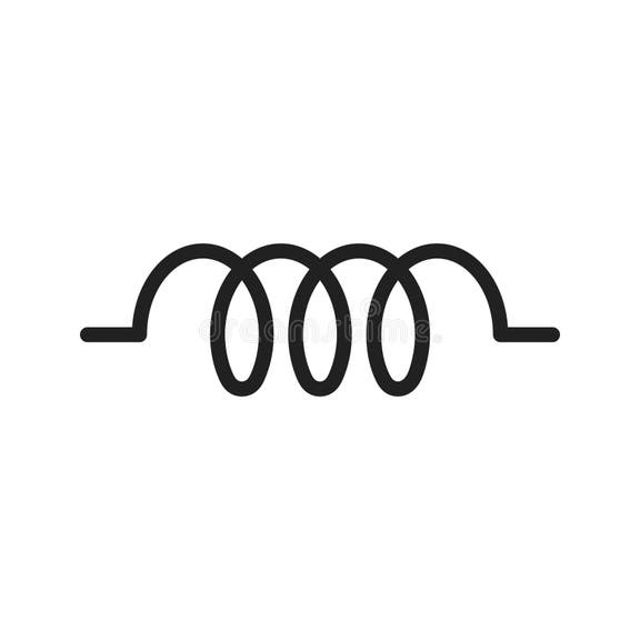 Inductor Icon Vector Image. Suitable for Mobile Apps, Web Apps and ...