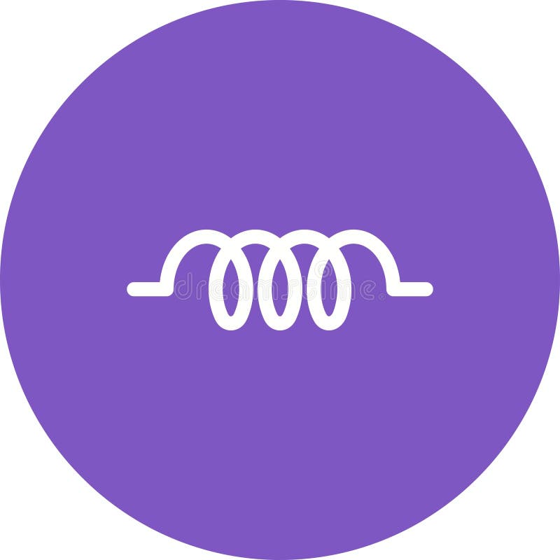 Inductor Icon Vector Image. Stock Vector - Illustration of line ...