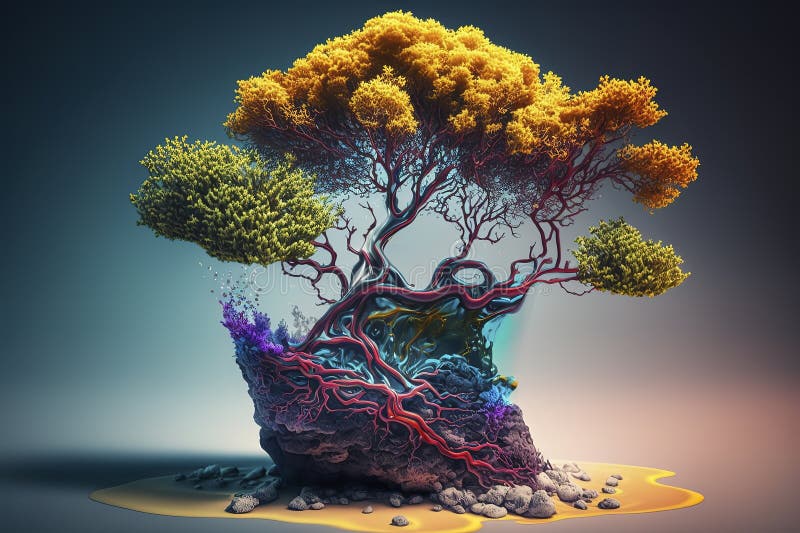 Nature through Various Styles of Tree Art! from Color Art To Digital ...