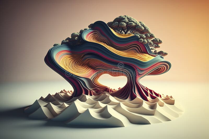 Nature through Various Styles of Tree Art! from Color Art To Digital ...