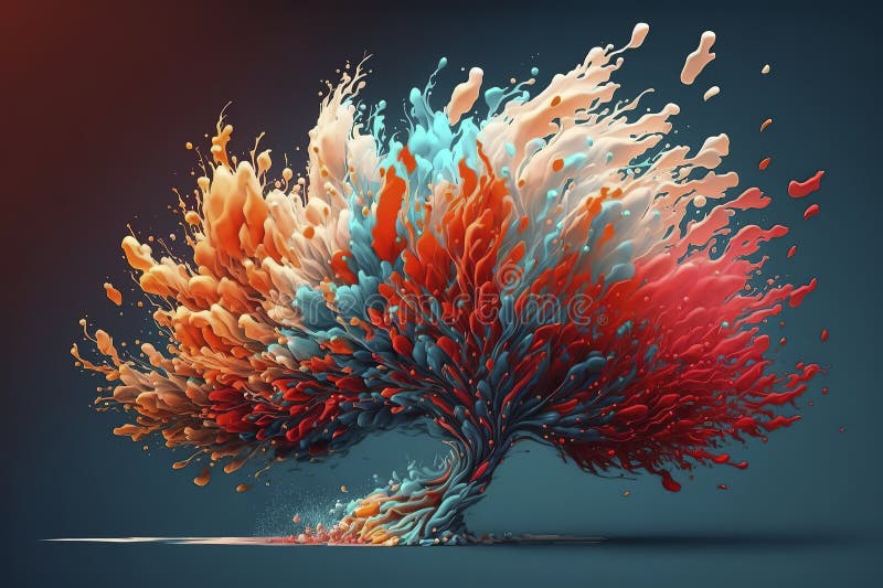 Nature through Various Styles of Tree Art! from Color Art To Digital ...