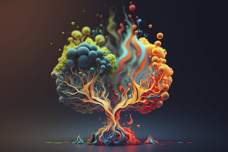 Nature through Various Styles of Tree Art! from Color Art To Digital ...