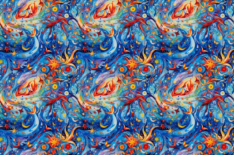 Elegant Radiance: Hermes-Inspired Light Pattern in Blue-Red-Yellow ...