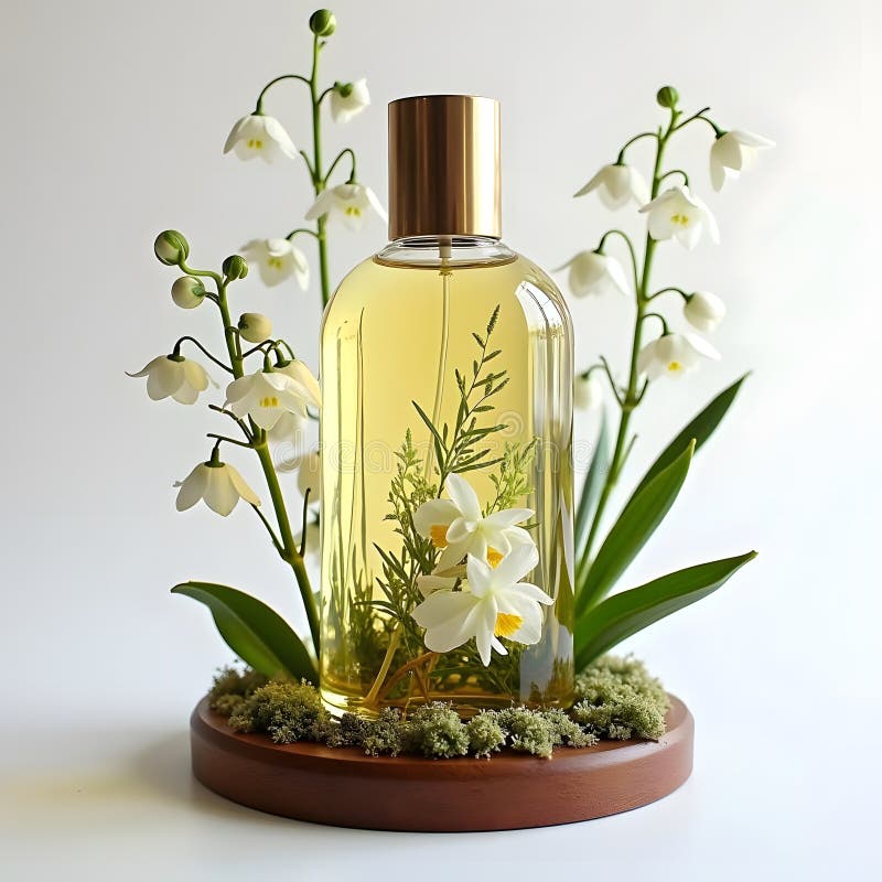 A Symphony of Botanical Elegance: a Herbal Perfume Masterpiece Stock ...