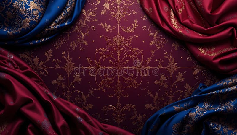 Luxurious Opulent Abstract Texture: Rich Fabrics and Elegant Patterns ...