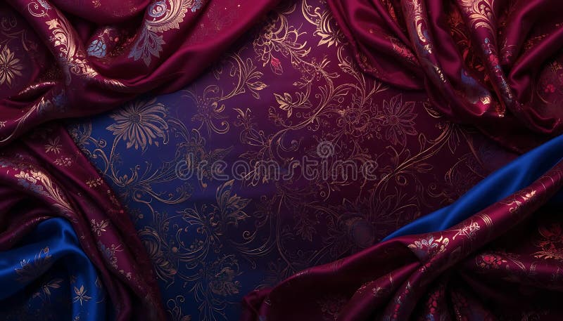 Luxurious Opulent Abstract Texture: Rich Fabrics and Elegant Patterns ...