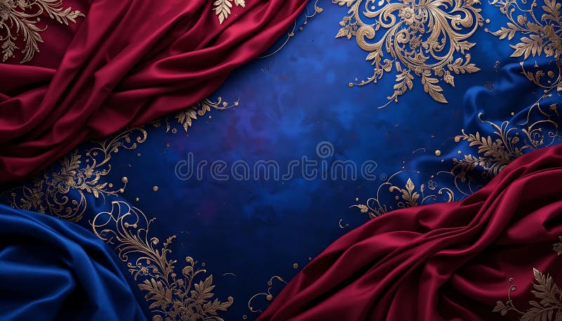 Luxurious Opulent Abstract Texture: Rich Fabrics and Elegant Patterns ...