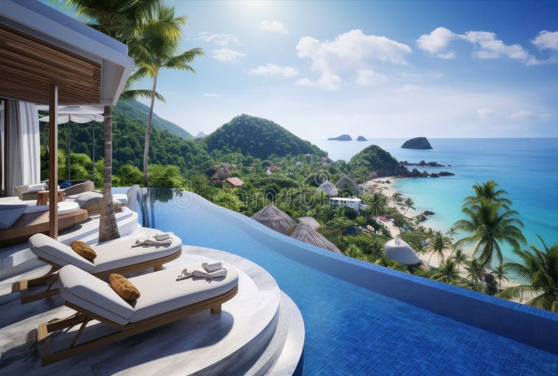 Indulge in a Luxurious Oceanfront Resort Villa Complete with an ...