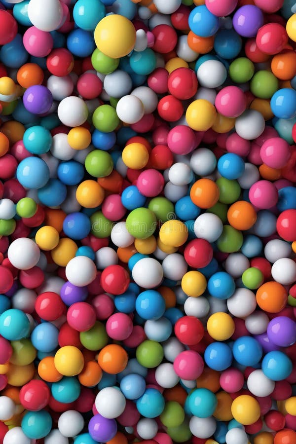 Chromatic Elegance: a Background of Multicolored Spheres Stock ...