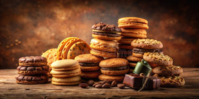 A Tempting Tapestry of Baked Delights Layers of Cookies Pastries and ...