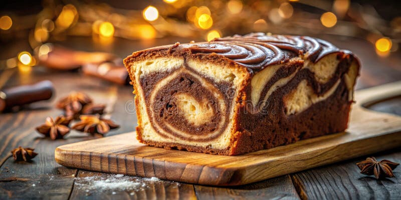 Stunning Long Exposure Cakes Marble and Zebra Delights on a Rustic ...