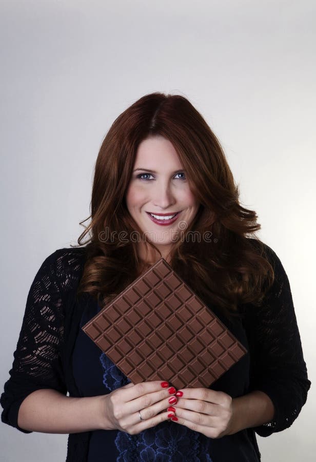 Indulge yourself stock image. Image of women, chocolate - 22460705