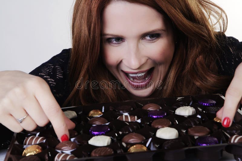 Indulge yourself stock image. Image of adult, holding - 22461469