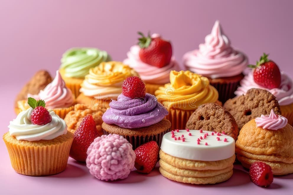 Indulgent Dessert Sensation Stock Photo - Image of colors, delicious ...