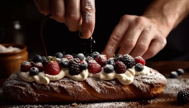 Indulgent Homemade Berry Pie with Fresh Blueberries and Raspberries ...