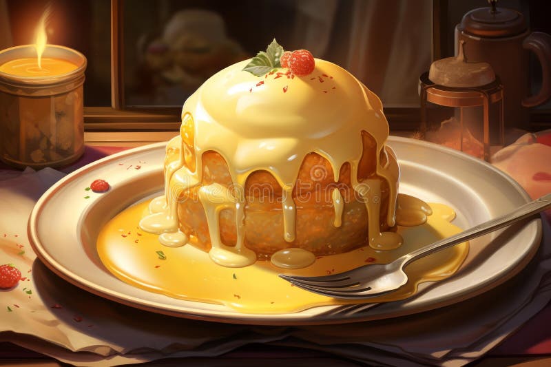 Indulgent Creamy Custard Pudding Generate Ai Stock Photos - Free ...