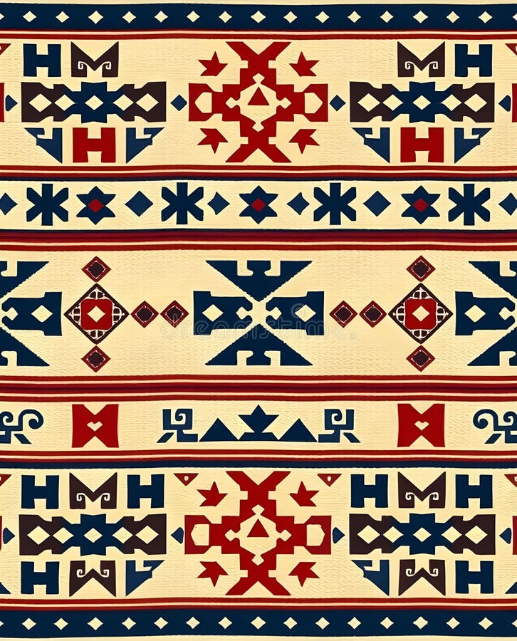 Indus Valley Weaving Pattern with Ritual, Fish, Symmetry, Seamless ...