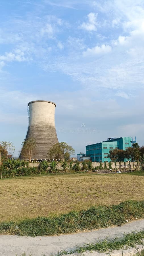 Industial Coal Fired Boiler Tower Stock Image - Image of tower, boiler ...