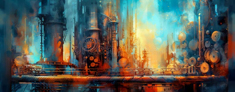 Industrial Abstract for Background, Backdrop, Welding and Manufacturing ...