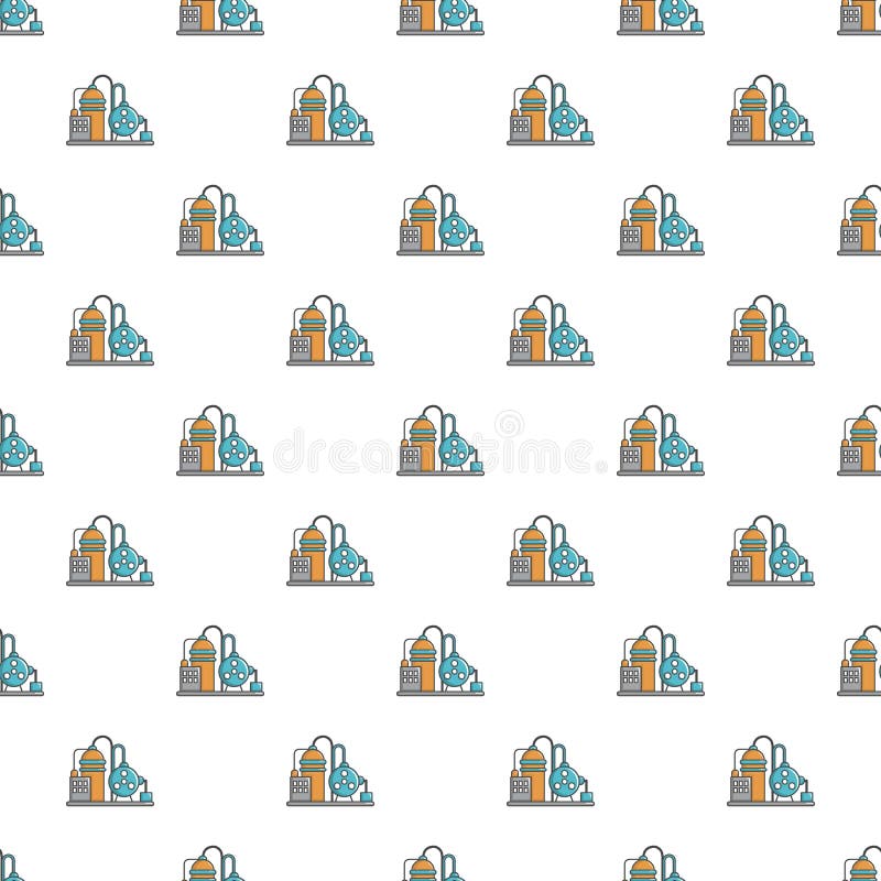 Industrial Abstract Machine Pattern Seamless Stock Vector ...