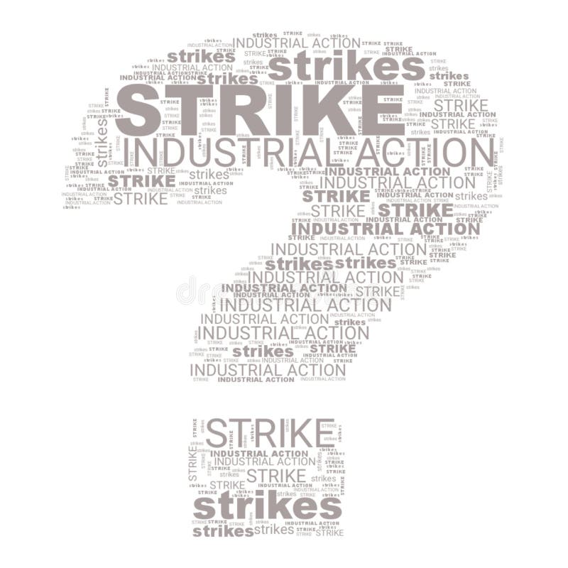 Industrial Action Strikes Text Header Abstract Stock Photo - Image of ...